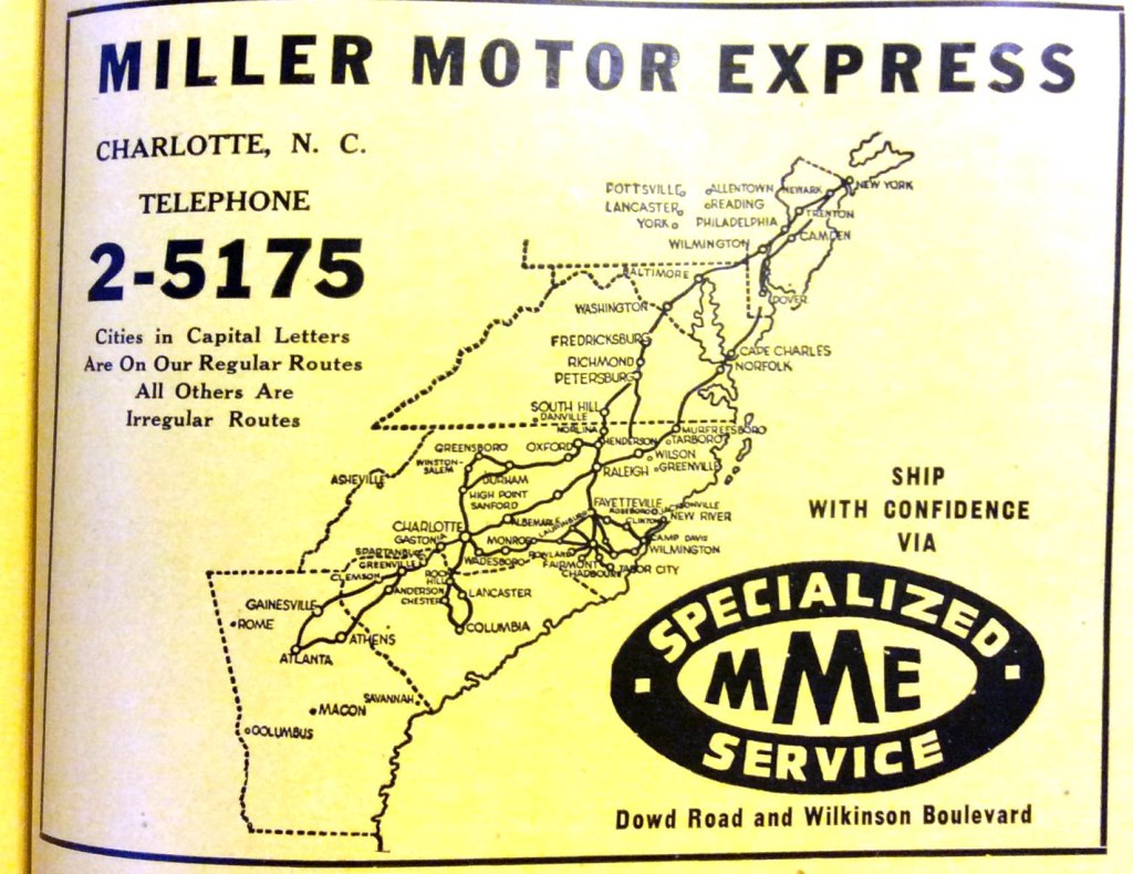 Miller Motor Express – lessthantruckloadhistory