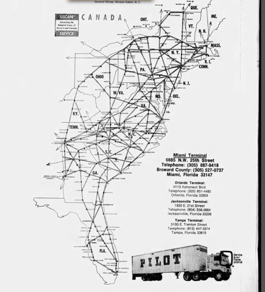 History of Pilot Freight Carriers, Inc. – lessthantruckloadhistory