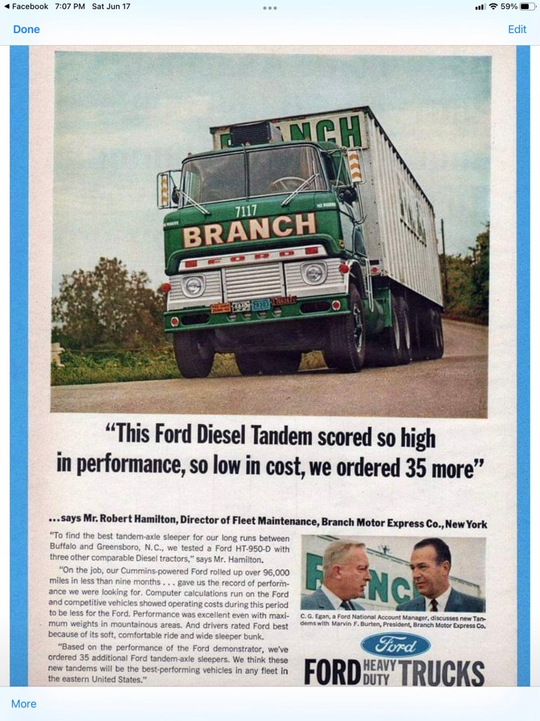 A Collection of Branch Motor Express Photos During The Years ...