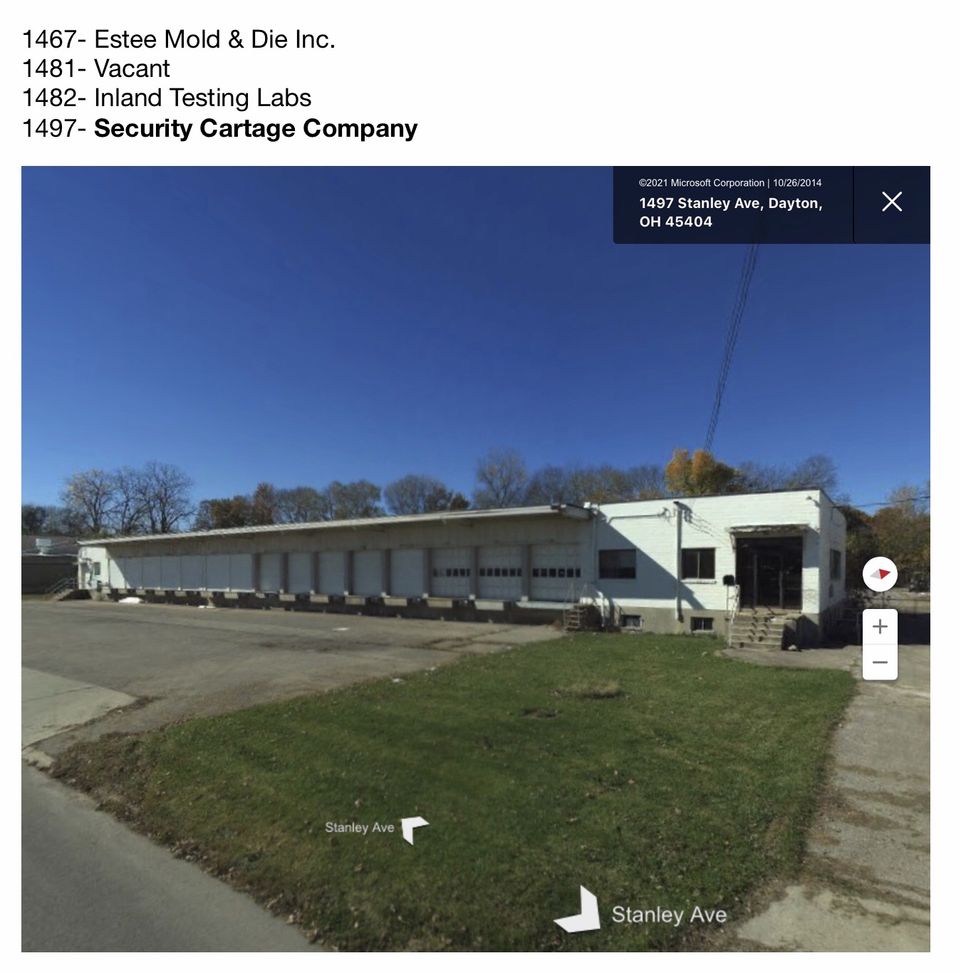 Stanley Avenue In Dayton, Ohio – lessthantruckloadhistory